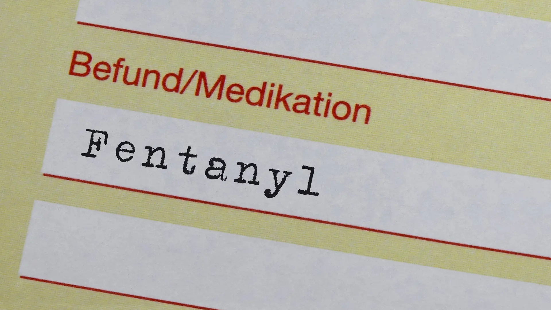 Weltweit erster Fall einer Gehirnerkrankung durch Fentanyl-Inhalation ...