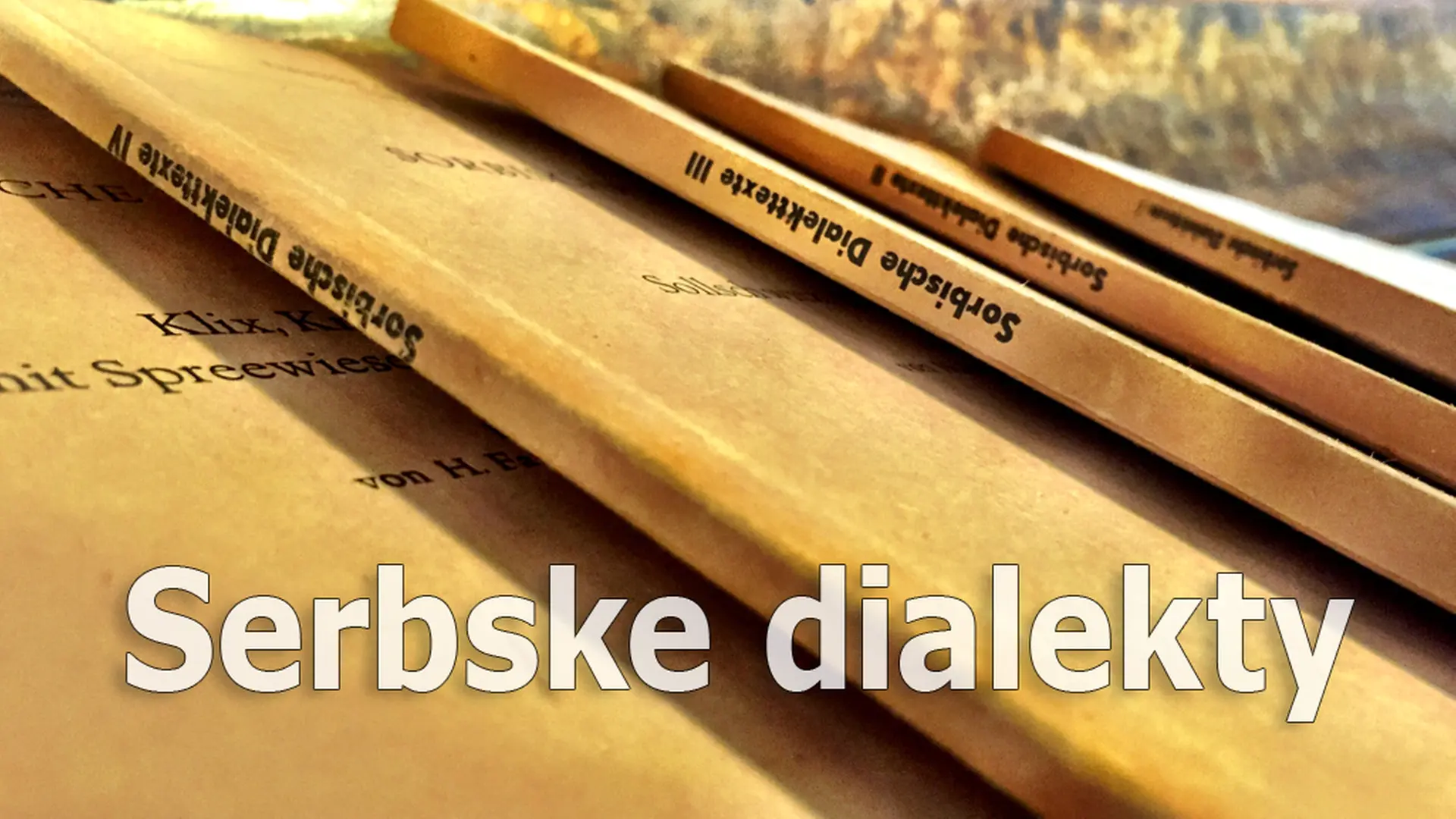 Přehladka někotrych serbskich dialektow | mdr.de