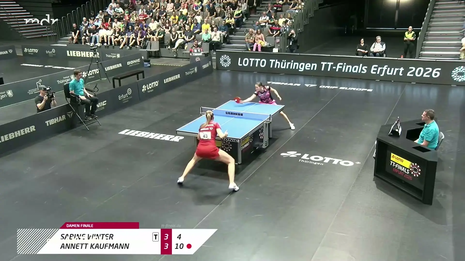 Kaufmann und Qiu triumphieren bei Tischtennis-DM in Erfurt | mdr.de