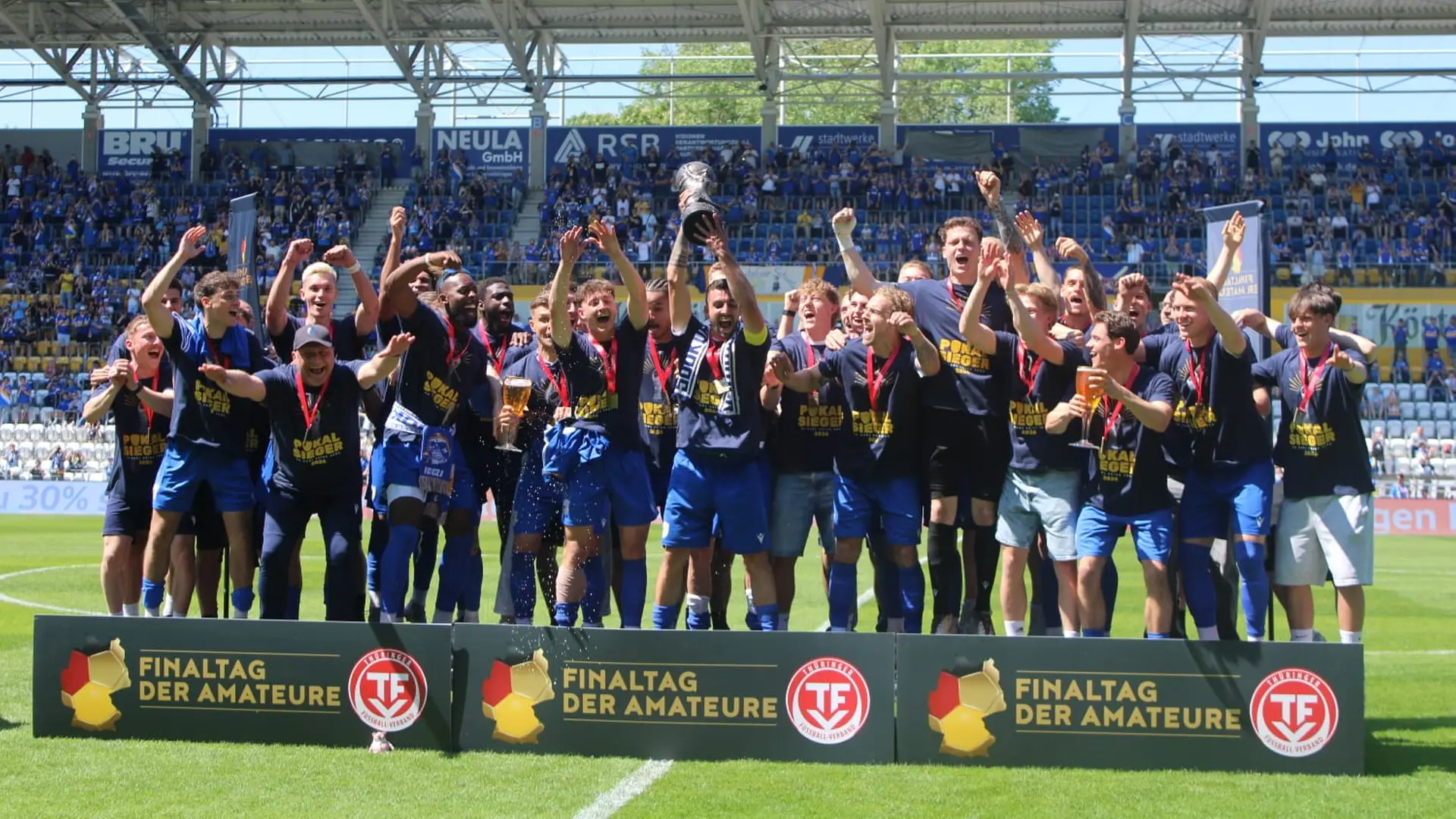 Thüringen-Pokal: FC Carl Zeiss Jena holt sich den Thüringenpokal zurück ...